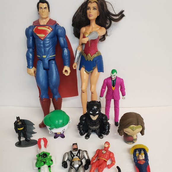 DC Comics | Toys | Superman And Dc Comic Action Figures Set For Sale ...
